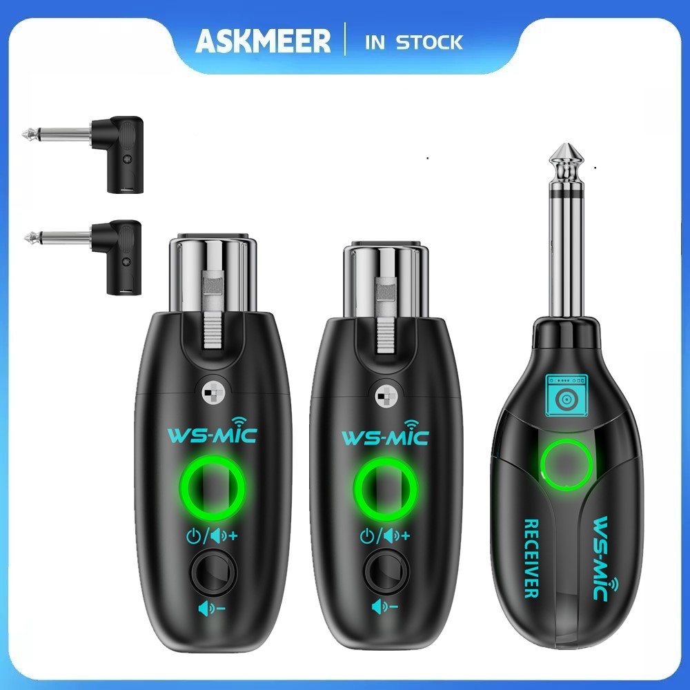 2.4Ghz Wireless Microphone System XLR Wired to Wireless for Dynamic ...