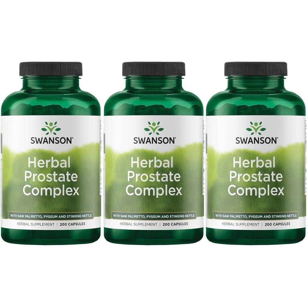 Swanson Herbal Prostate Complex - Men's Supplement - Features Pygeum ...