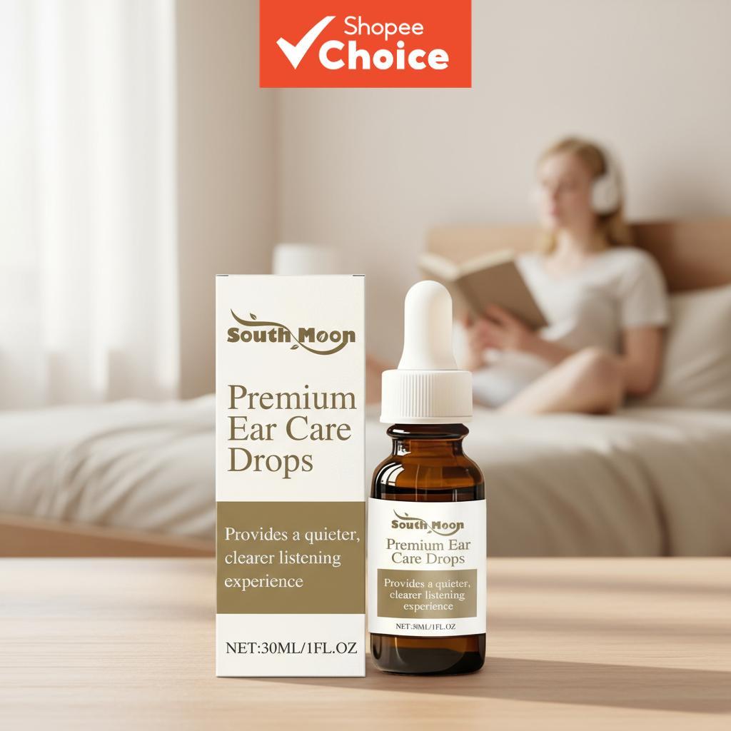 Natural Ear Drops for Tinnitus Relief | Earwax Cleaner & Discomfort ...