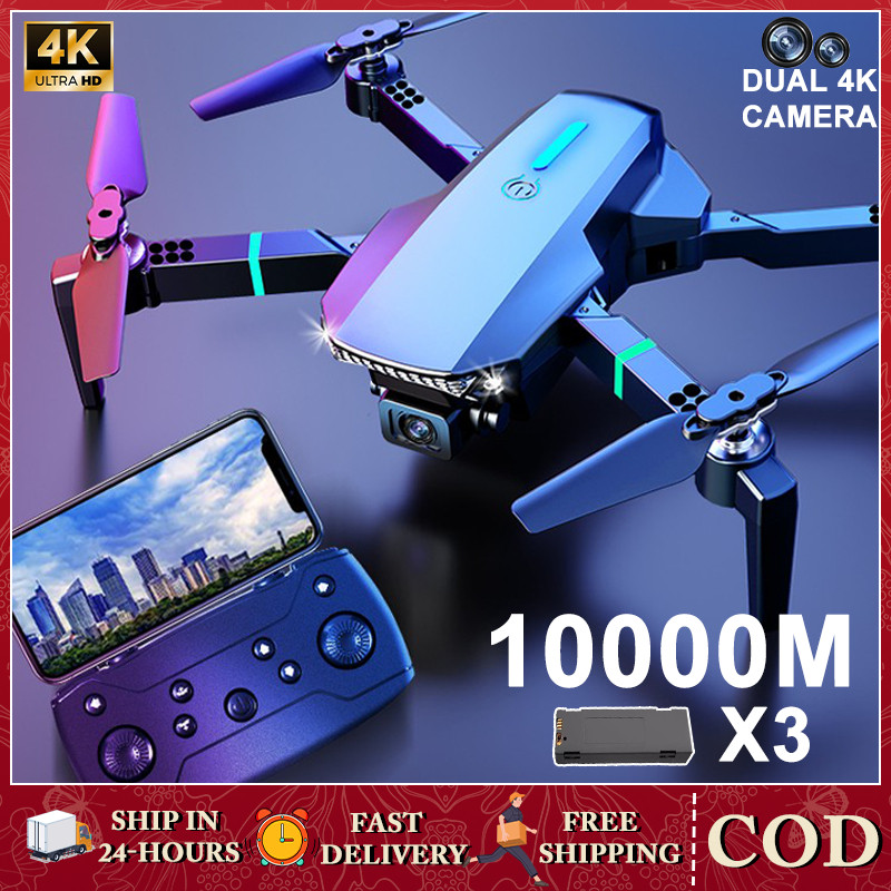 drone with camera 4k HD wide angle WiFi remote control Live Video Drone ...