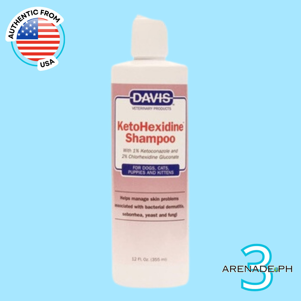EXP 11/2025 Davis KetoHexidine Shampoo for Dogs, Cats & Horses, 12 fl ...
