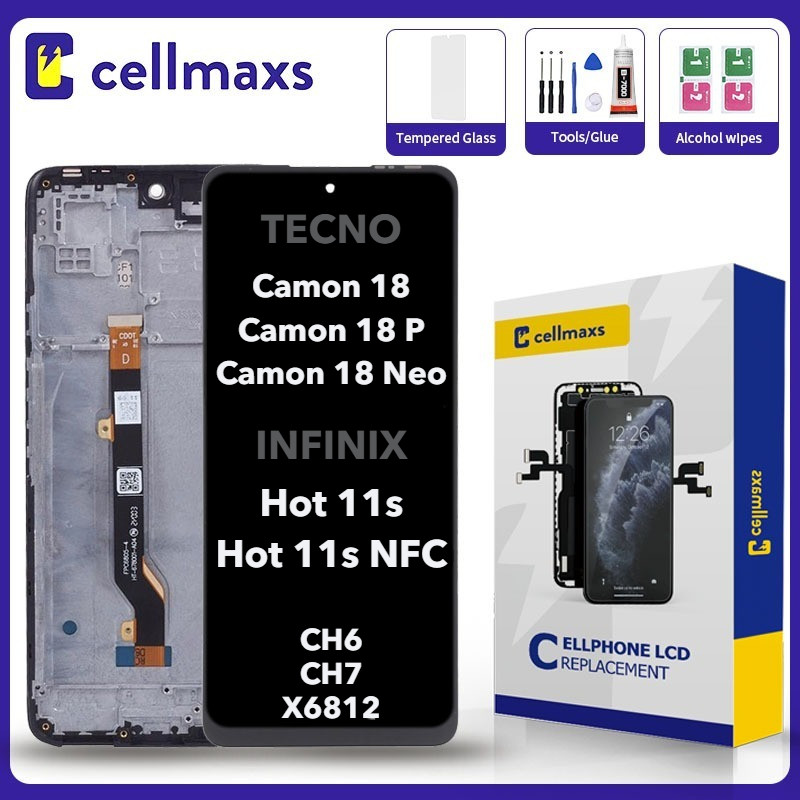 For INFINIX Hot 11s NFC TECNO Camon 18 P CH6 CH6n CH6i CH7 CH7n X6812 ...