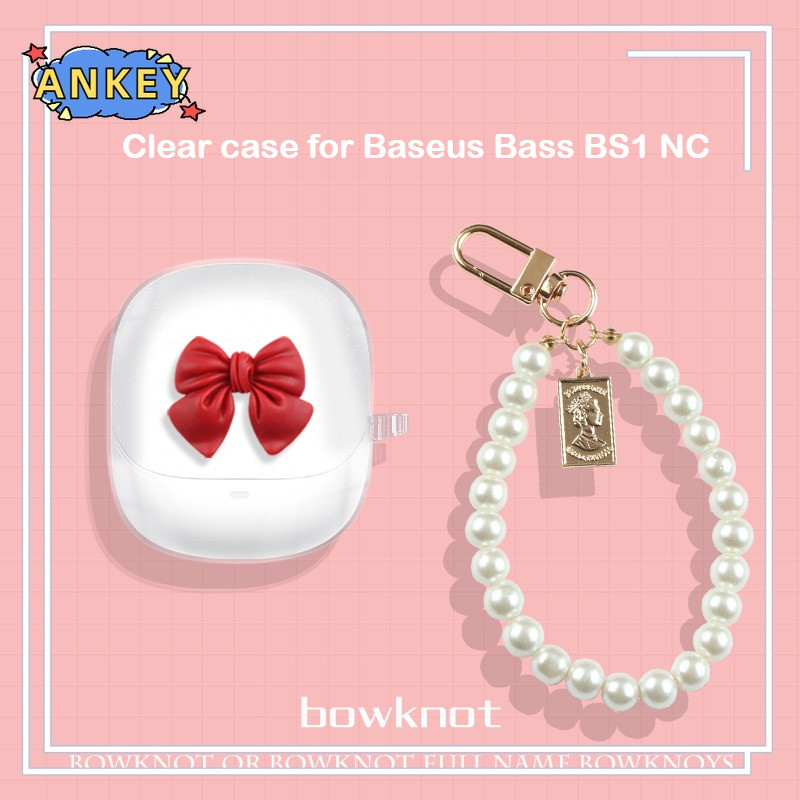 for Baseus Bass BS1 NC Case Protective Transparent Clear TPU Covers ...