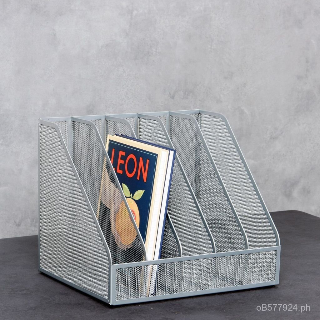 Office multifunctional5Grid File Document Rack Storage Box Metal ...