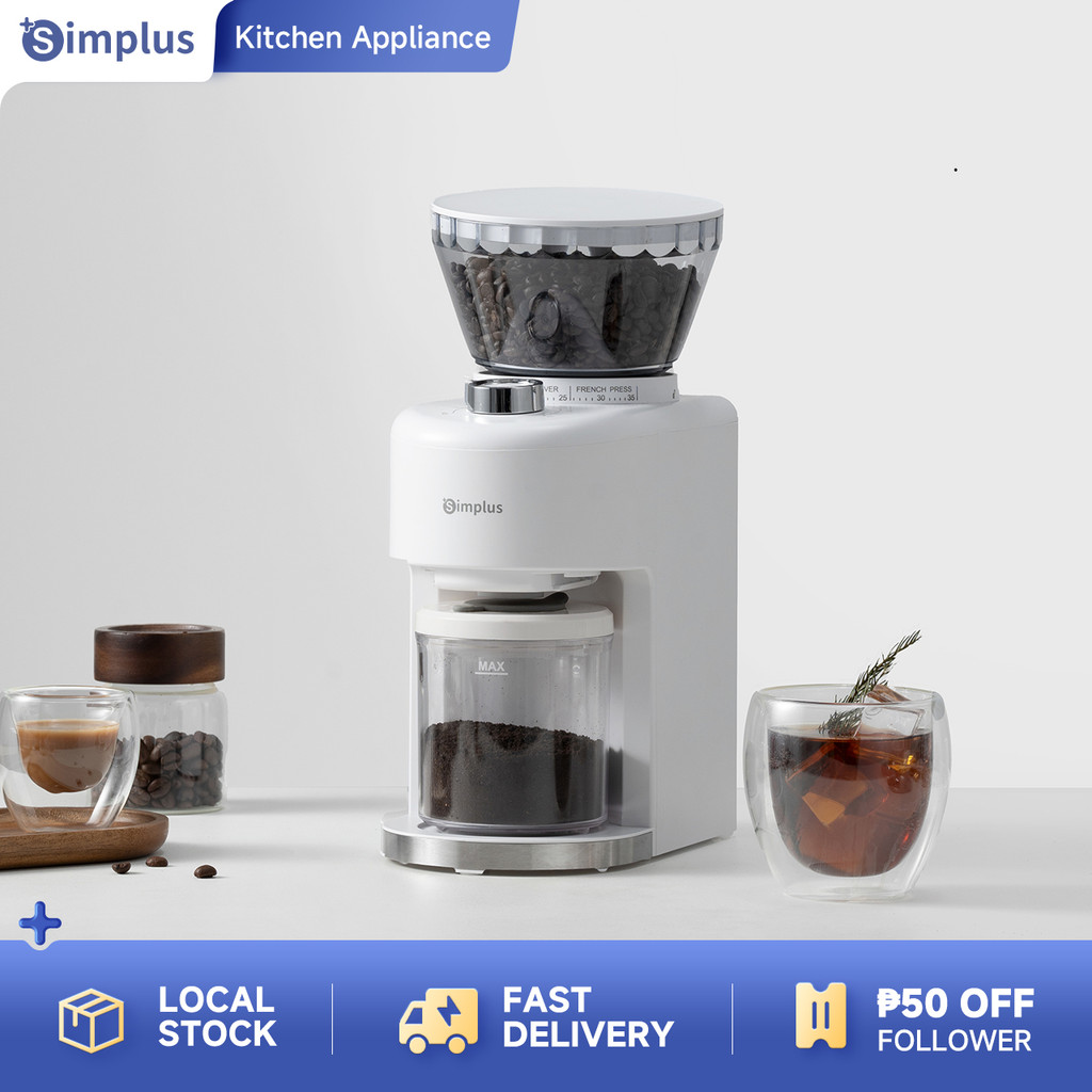 Simplus Electric Coffee Grinder Household Smart Grinder 35 Grind ...
