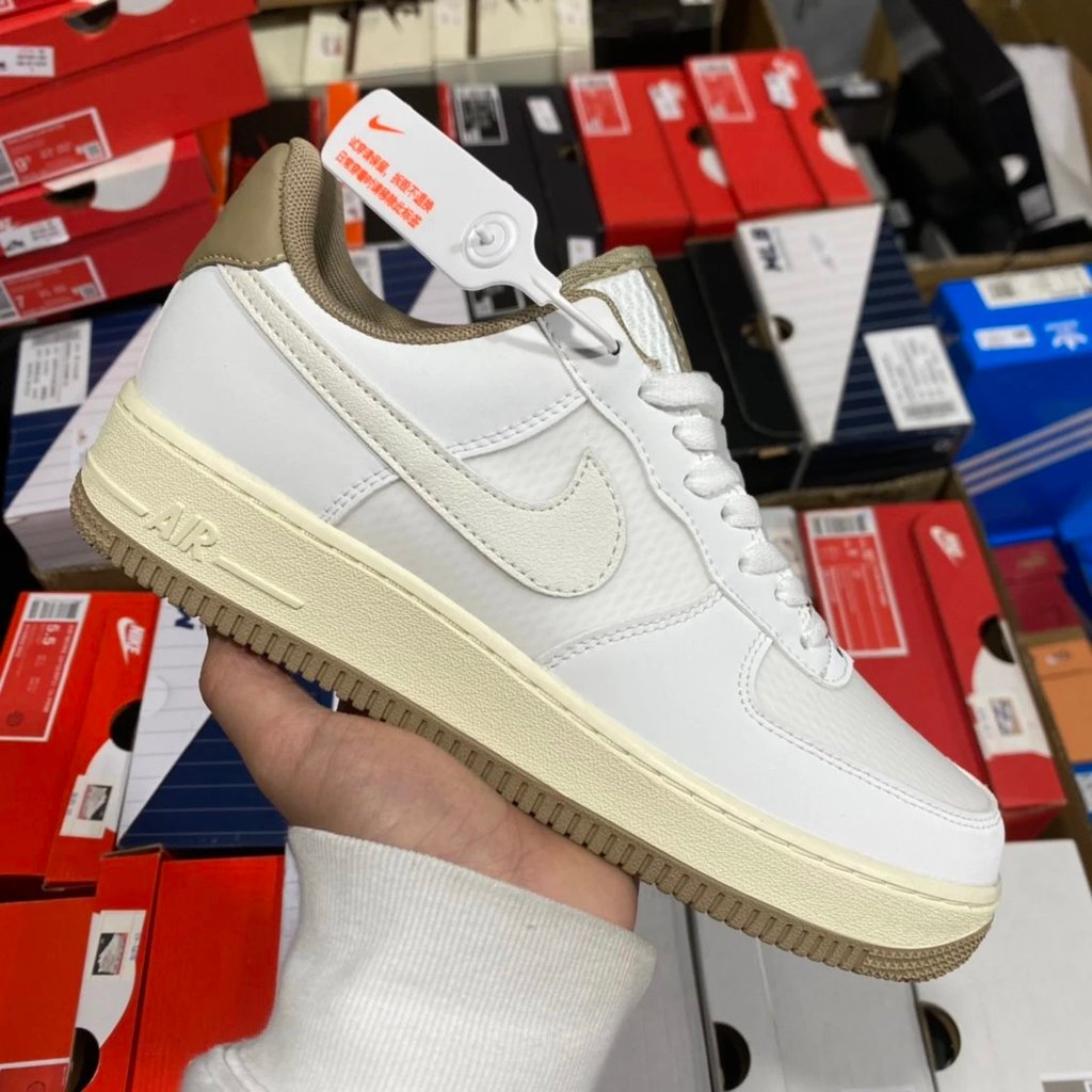 Nike DT Pure Original One-word Ding, Air Force 1 "Khaki" All-Match Low ...