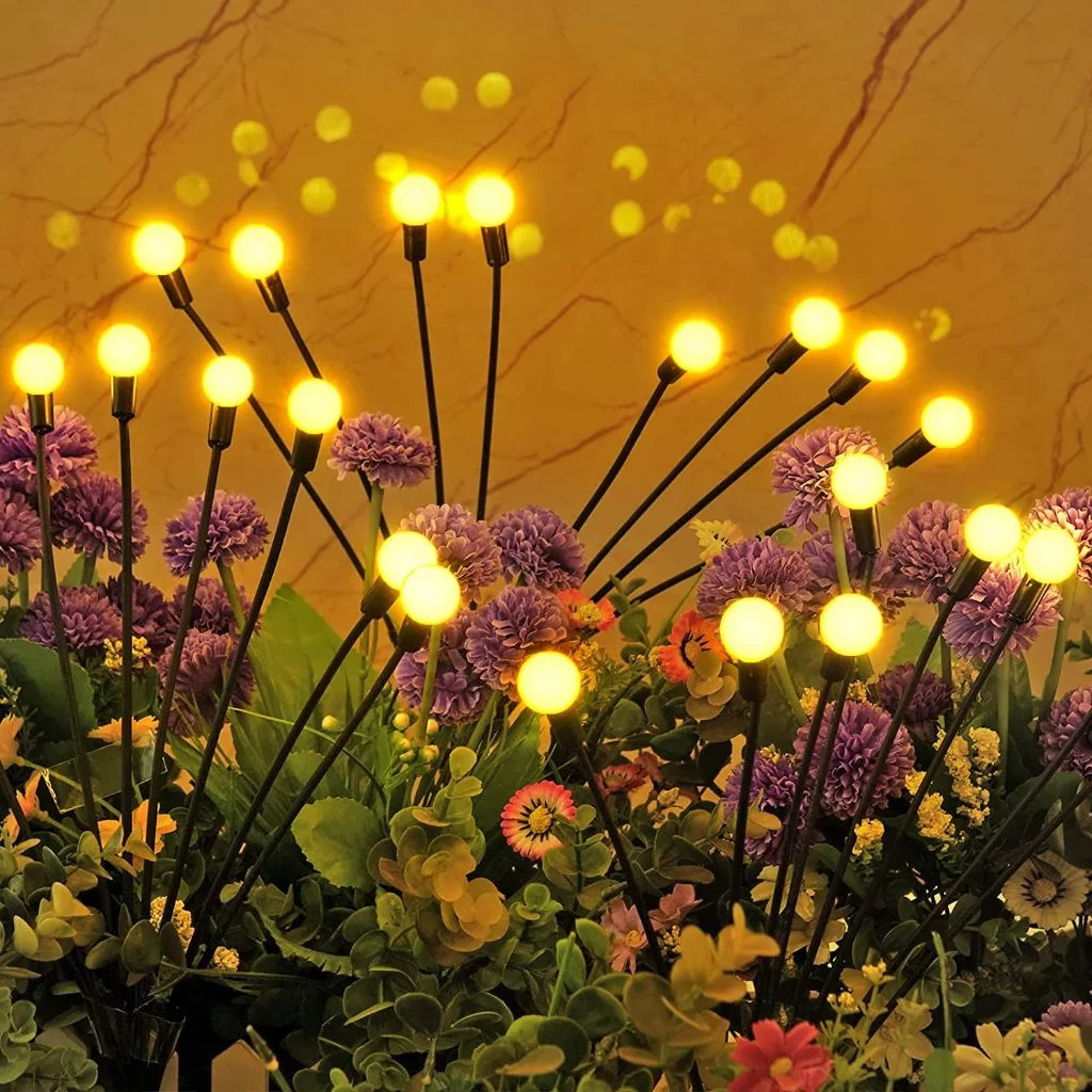 Solar Firefly LED Lights Garden Decoration Outdoor LawnLight Ball ...