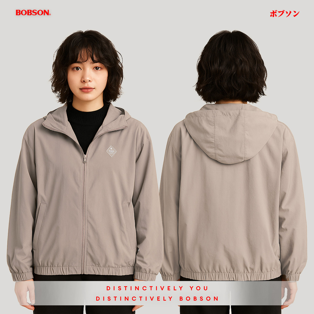 Bobson Japanese Ladies Basic Jacket Loose Fit 182260 (Beige) | Shopee ...