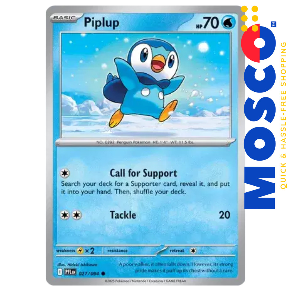 Piplup- 027/094 ME02 Phantasmal Flames | Pokemon TCG | Shopee Philippines