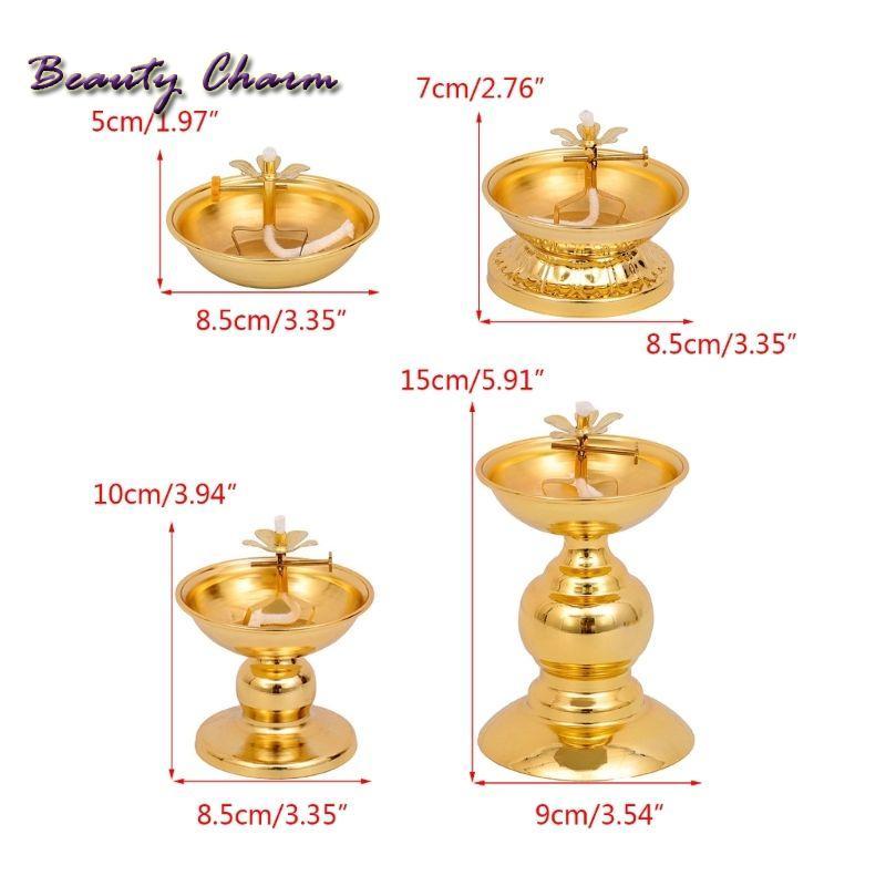 Buddhist Oil Lamp No.2 - Eternal Light Ceremonial Offering for Home ...