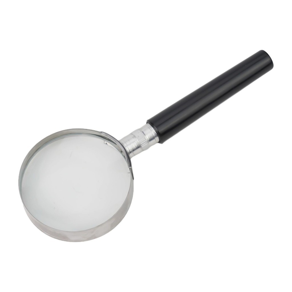 【COD】 5X Magnification Handheld Magnifier Magnifying Glass Handle 50mm ...