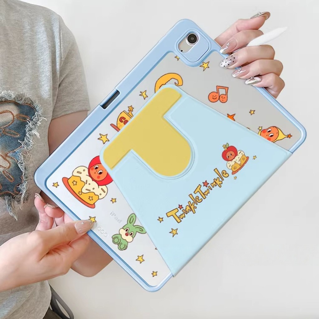 360 Rotation Ipad Case For Air11 air7/6/5/4 gen10/11-A16 gen7/8/9 Clear ...