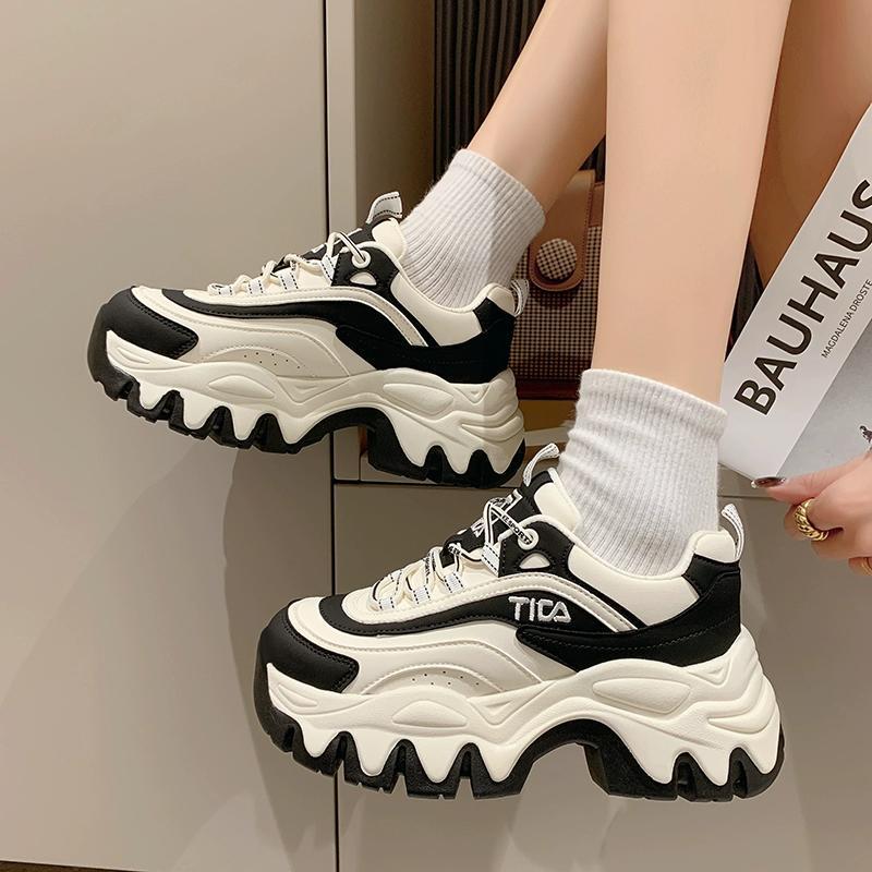 korean girl casual sneakers sapatos rubber low cut chunky shoes ...