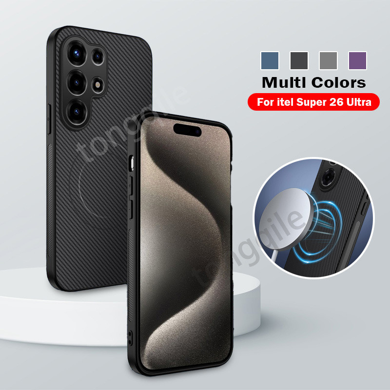 Case For itel Super 26 Ultra S26 26Ultra 5G 4G 2025 Carbon Fiber Soft ...