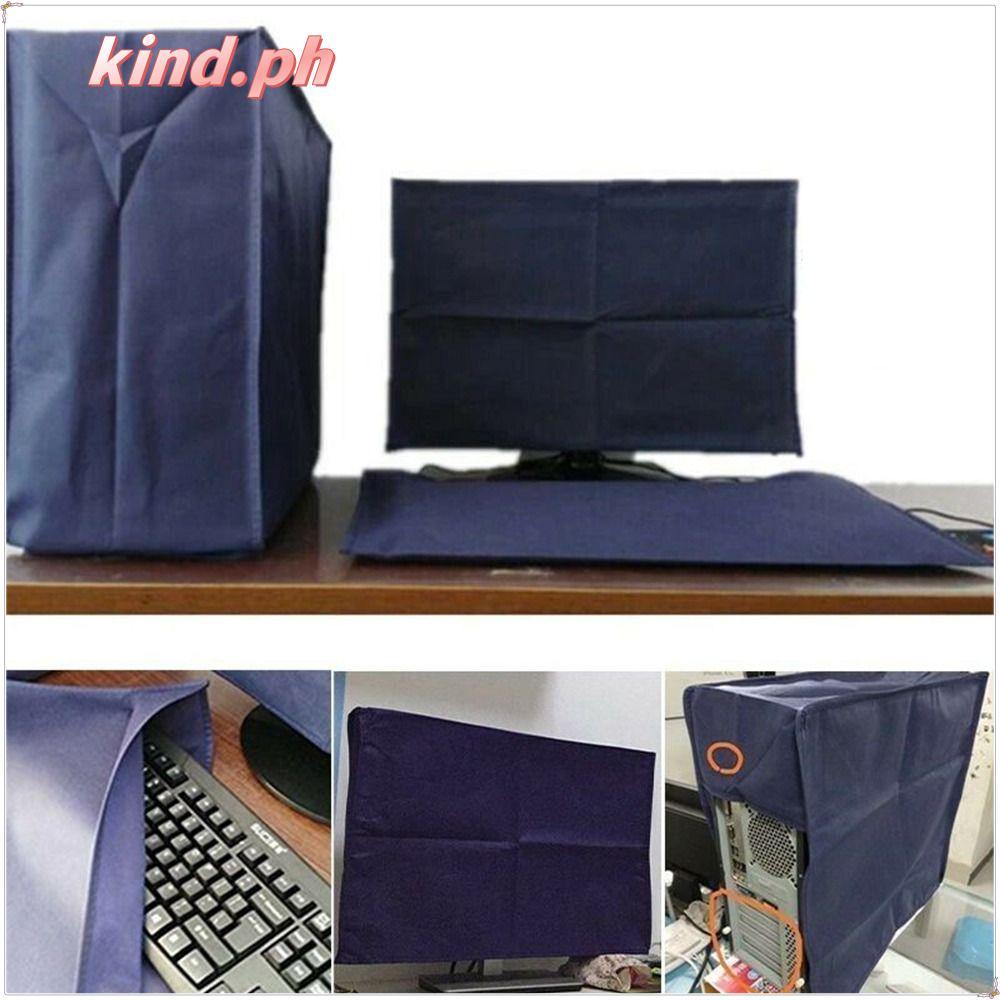 KIND 3PCS Desktop Computer Dust Cover, Nonwovens 19 To 34 Inches LCD Screen Cover, Durable ...