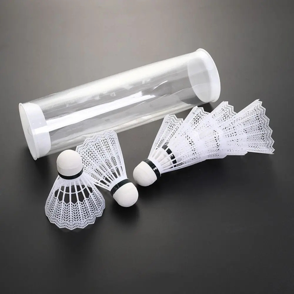 6pcs Windproof Badminton Multicolor Foam Ball Head Plastic Shuttlecock ...