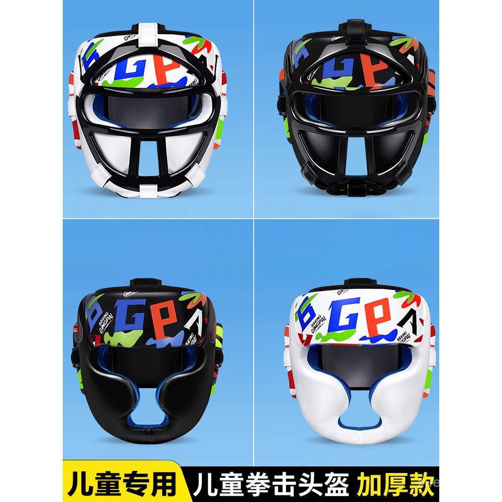 Boxing Helmet for Children, Sanda Fighting Mask, Full Coverage Head ...