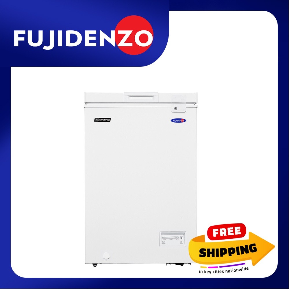 Fujidenzo 3.5 cu.ft HD Inverter chest freezer IFC-35GDF (White ...