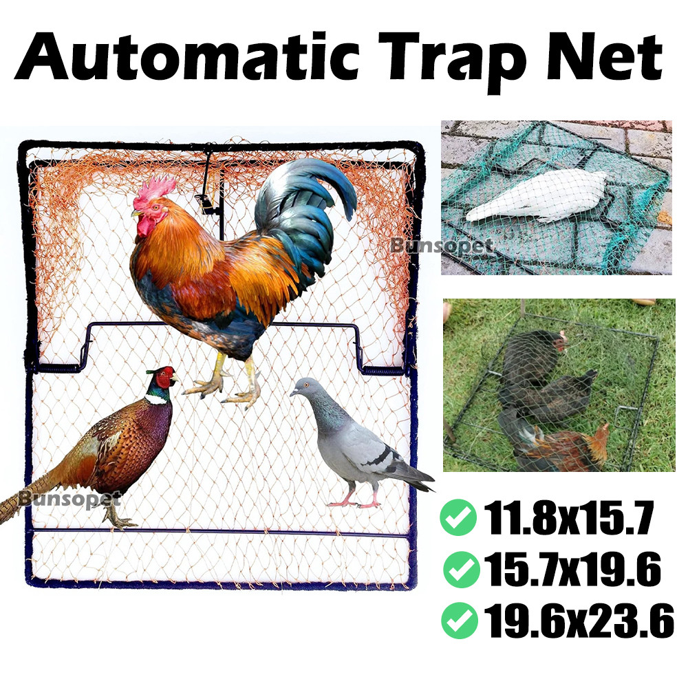 Automatic Bird Catcher Net Live Hunting Trap 30/40/50cm Animal Trap for ...