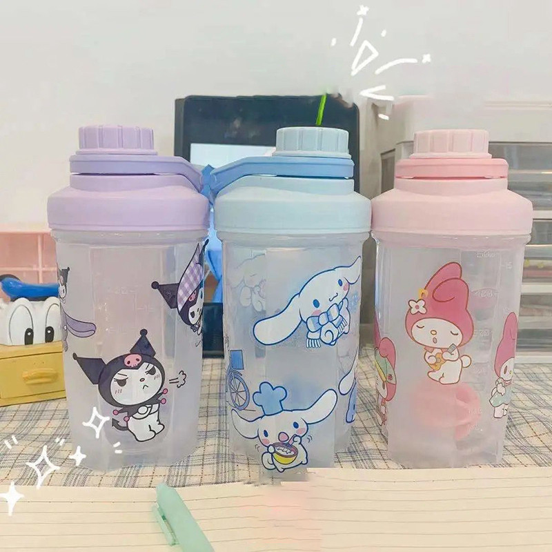 [ety] Sanrio Sport Shaker Bottle Whey Protein Powder Mixing Bottle ...