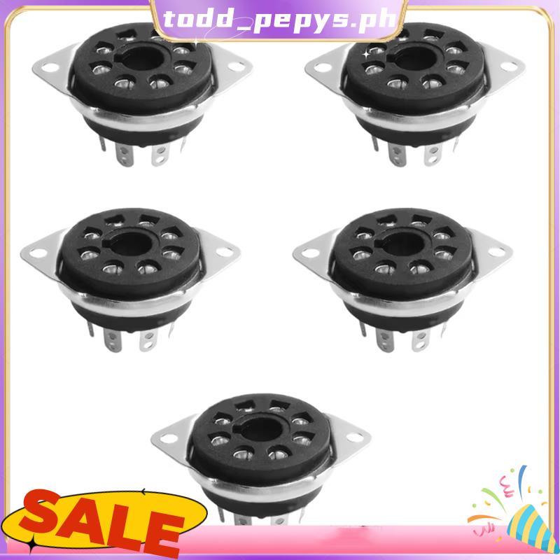 Vacuum Tube Sockets 8Pin Octal 5pcs Set for KT66 for KT88 6SL7 6SN7 6V6 ...