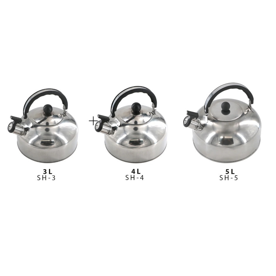 HB SHOP TAKURE TEA POT KETTLE BEAR Whistling Kettle (Stainless) 4.0L-5 ...