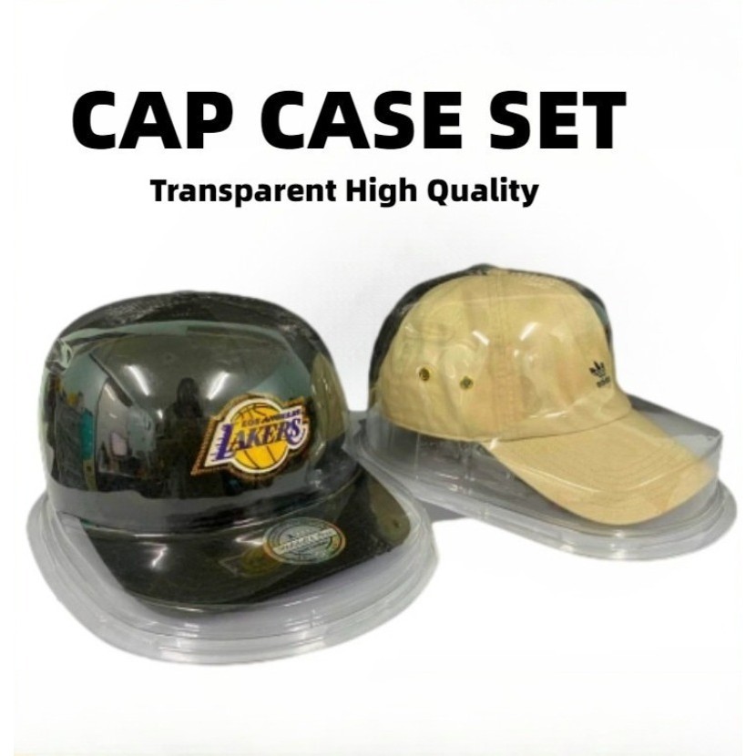 5pcs Cap Case Flat Curve Hats Plastic Transparent Cover Dust-proof Cap ...