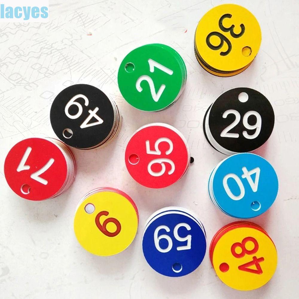 LACYES Beehive Tags, Plastic 3.5CM Sequential Numbers Sign Labels ...