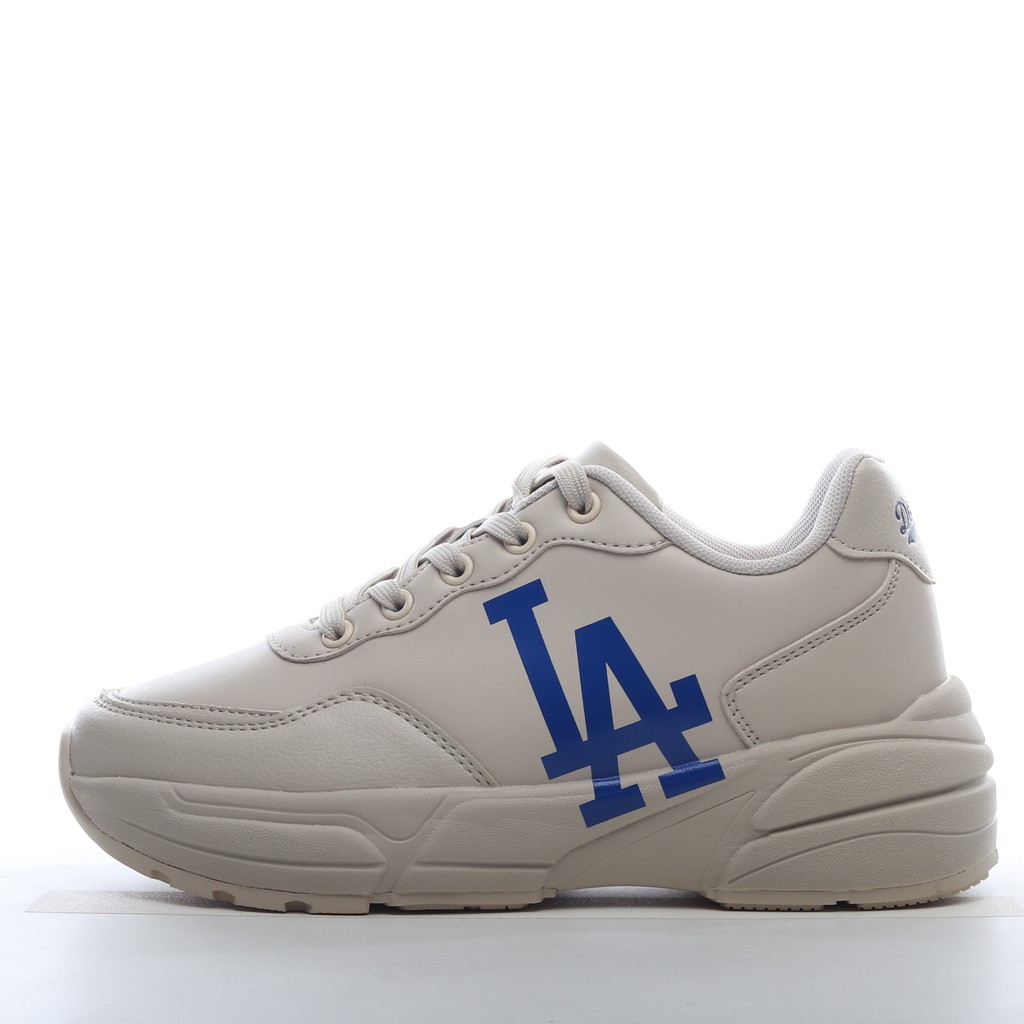 MLB Chunky Dia Monogram Retro Printed Daddy Shoes Thick Heel | Shopee ...