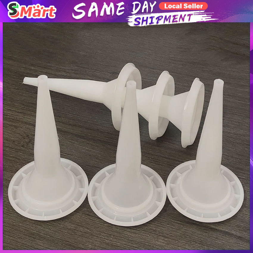 5Pcs Caulking Gun Nozzles Plastic Glue Nozzle Sealant Silicone Caulking ...