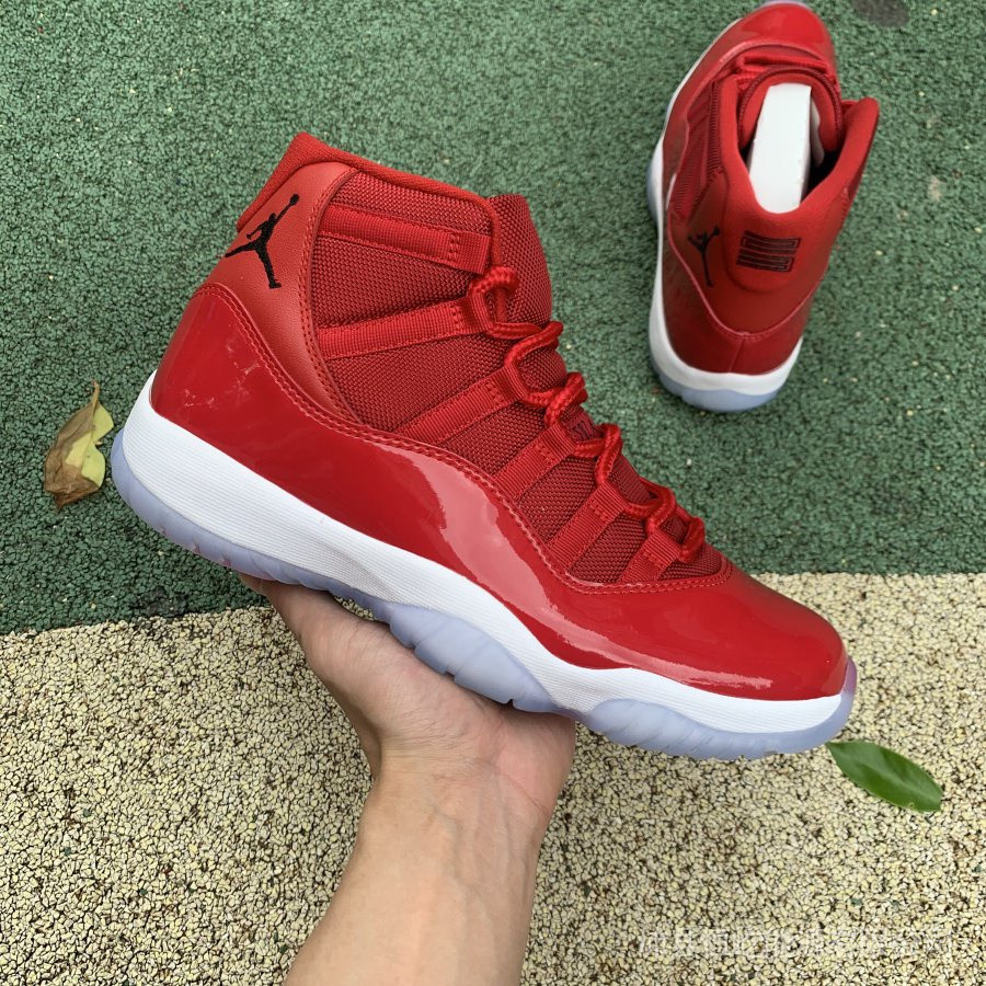YYX7 Aj1 1 Red Air Jordan 11 "Gym Red" Aj1 1 Red Christmas Red 378037 ...