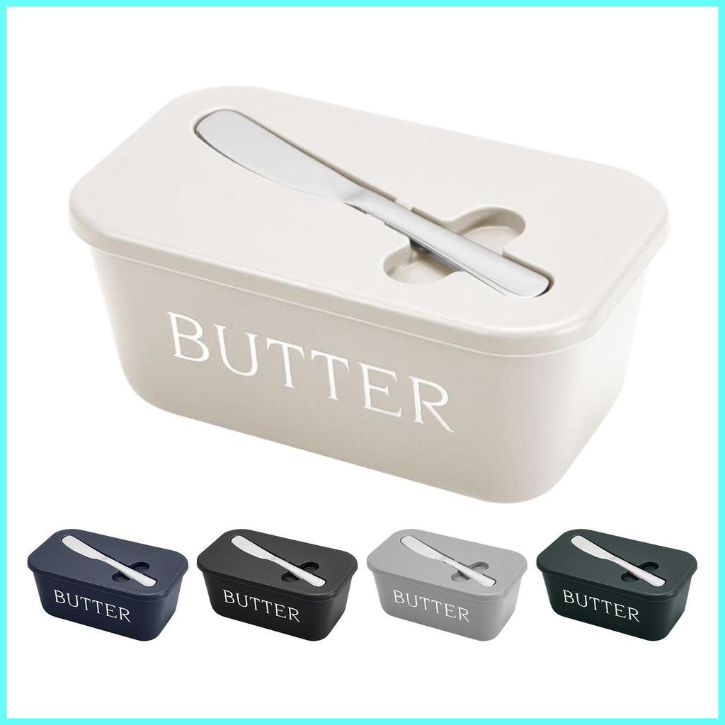 Butter Container for Counter Butter Storage with Cutter Airtight Cheese ...