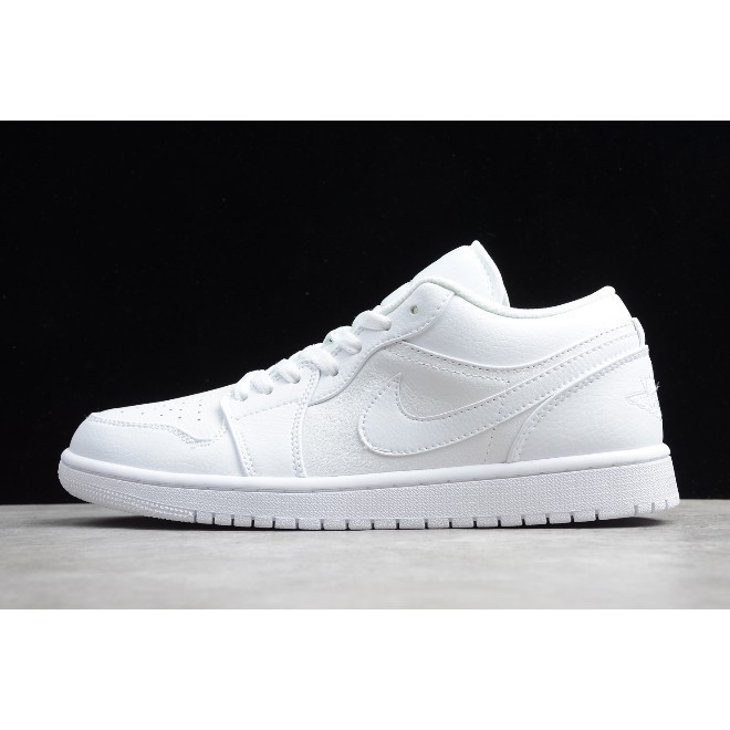 Nike 2020 Air Jordan 1 Low Triple white 553558-111 | Shopee Philippines