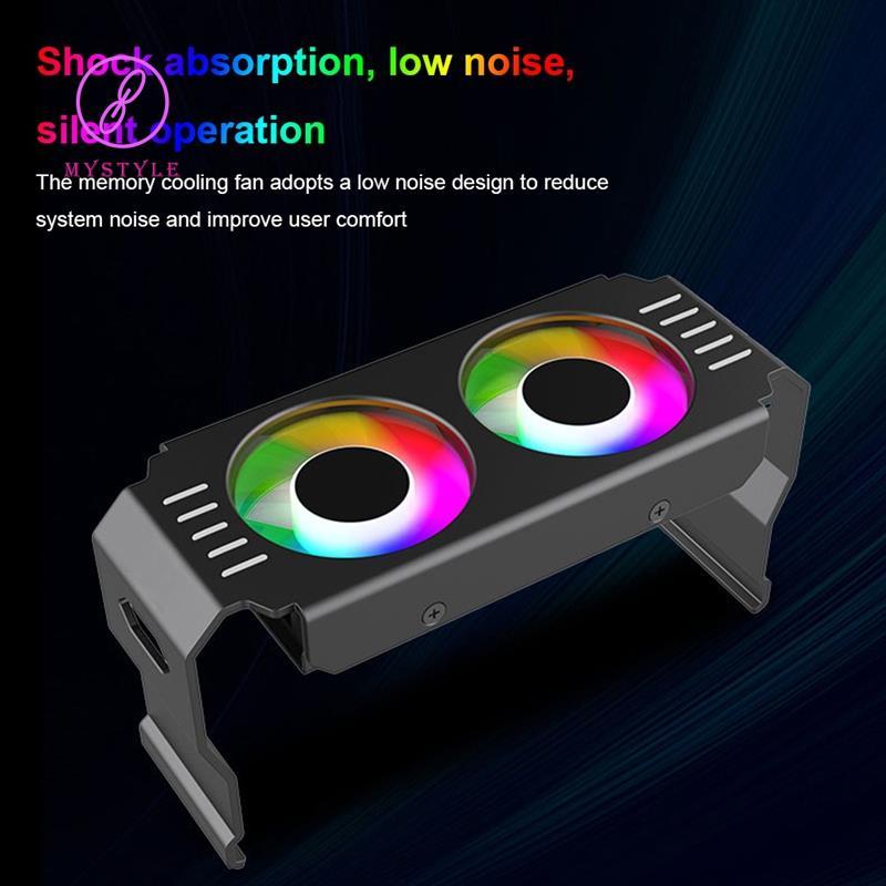 [gaozuo523.th] PC Case RAM Memory Module ARGB Cooler DDR3 to DDR5 5V ...