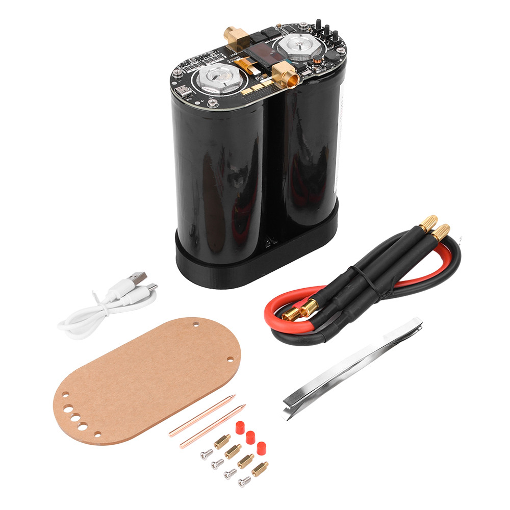 LCD display 18650 Lithium Battery Spot Welder Fara Capacitor Welding ...