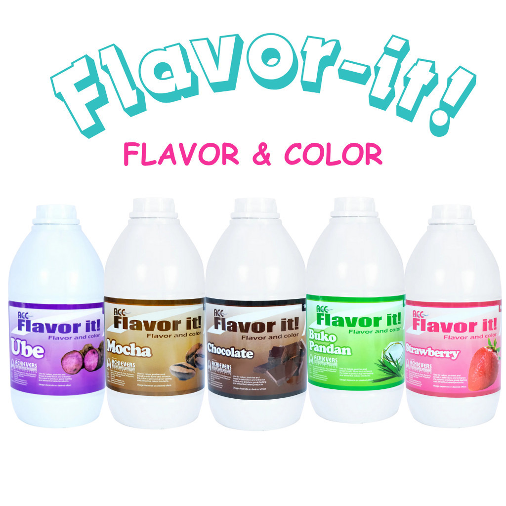 Achievers ACC Flavor-it Food Coloring and Falvring- 1Kg Kusinamate ...