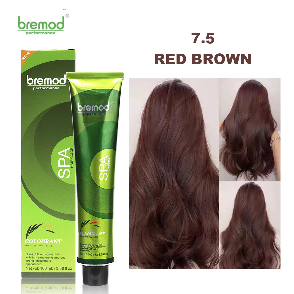 Bremod Premium 7.5 Red Brown 2025 Popular Color Hair Color With ...