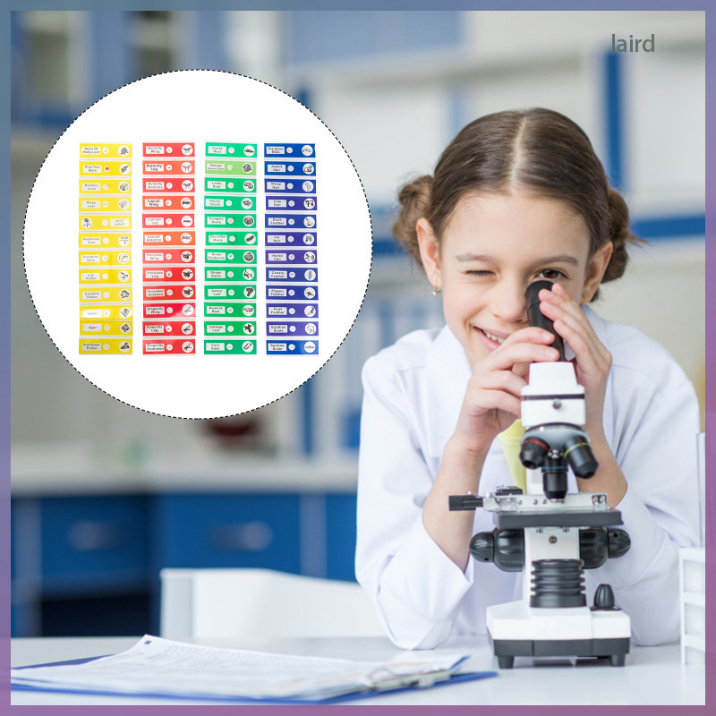 48 Pcs Specimen Child Kids Microscope Sample Slides for Kit with ...