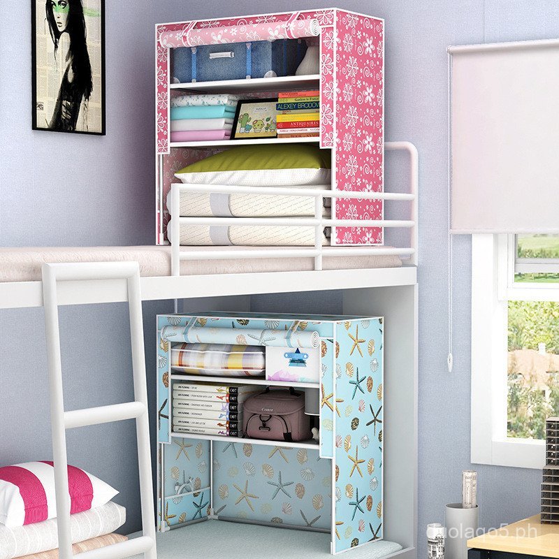 Simple Bed Mini Wardrobe Dormitory Bunk Bed Headboard Storage Cabinet ...
