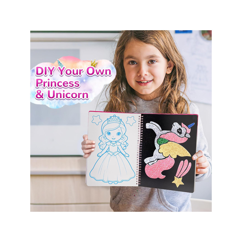 DIY Foil Art for Kids Colorful Pasting Craft Activity Birthday Party ...