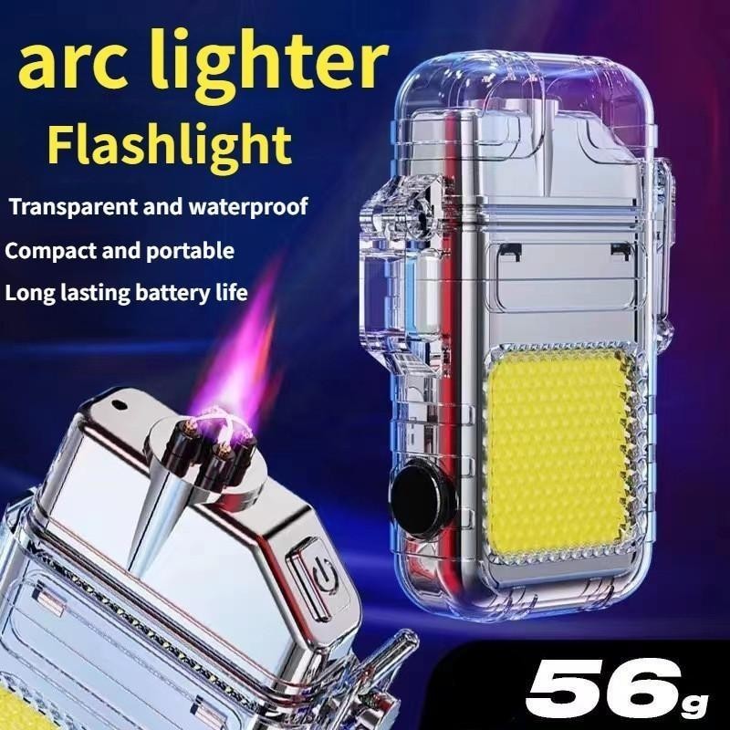 Electric ARC Lighter USB Charging Flashlight Waterproof Rechargeable ...