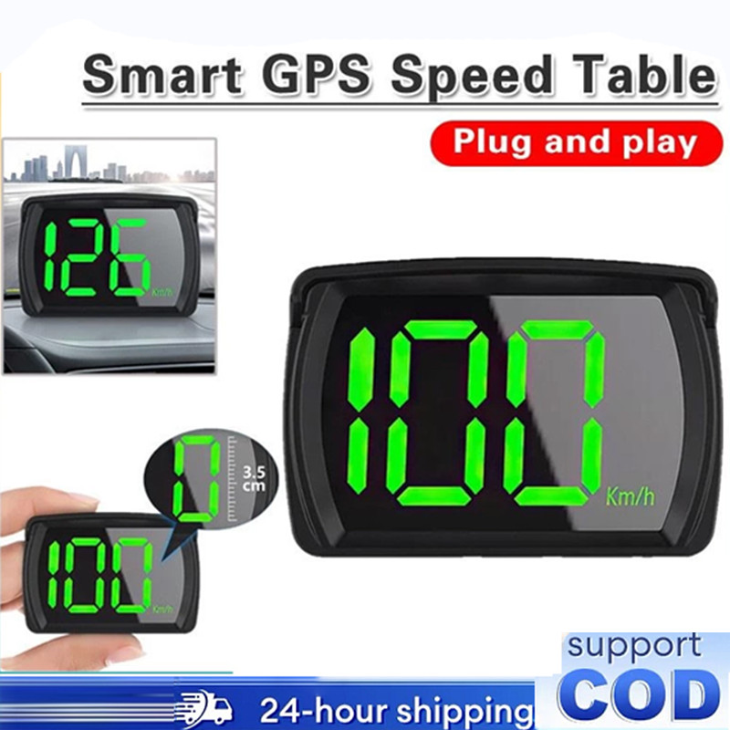 In-vehicle Head-up Display with GPS Digital Speedometer (km/h/mph/mph ...