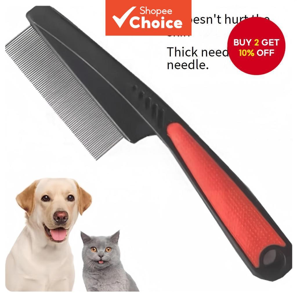 Stainless Steel Fine Tooth Comb - Dual-Purpose Pet and Human Lice ...