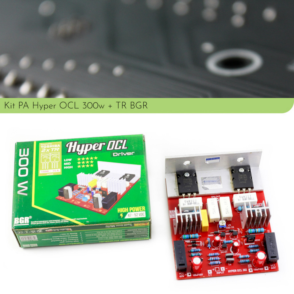 Mono Hyper Ocl 300W Power Amplifier Assembly Kit with Toshiba 5200 1943 ...