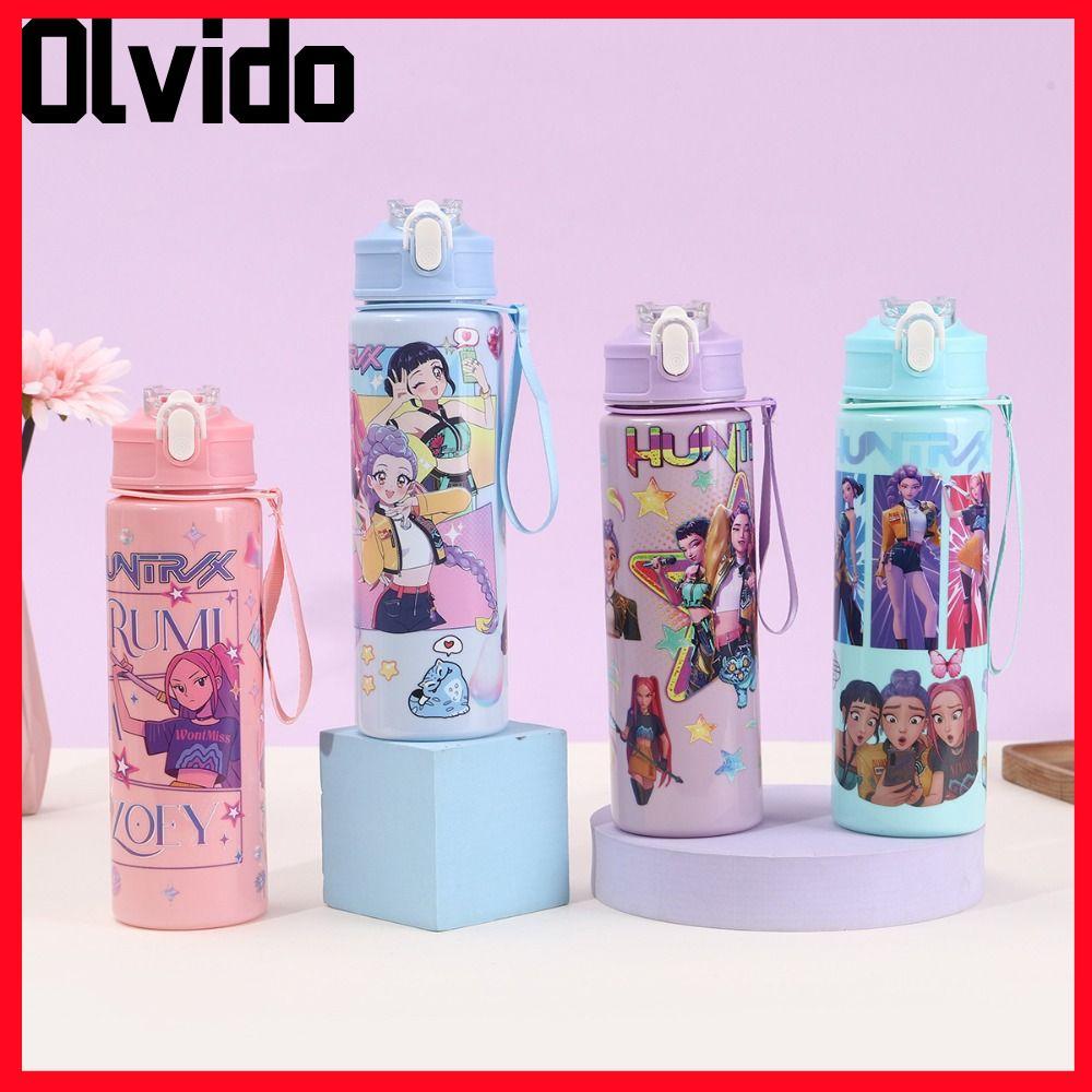 OLVIDO K-pop Demon Hunters Water Cup, 700ml ZOEY RUMI MIRA Plastic ...