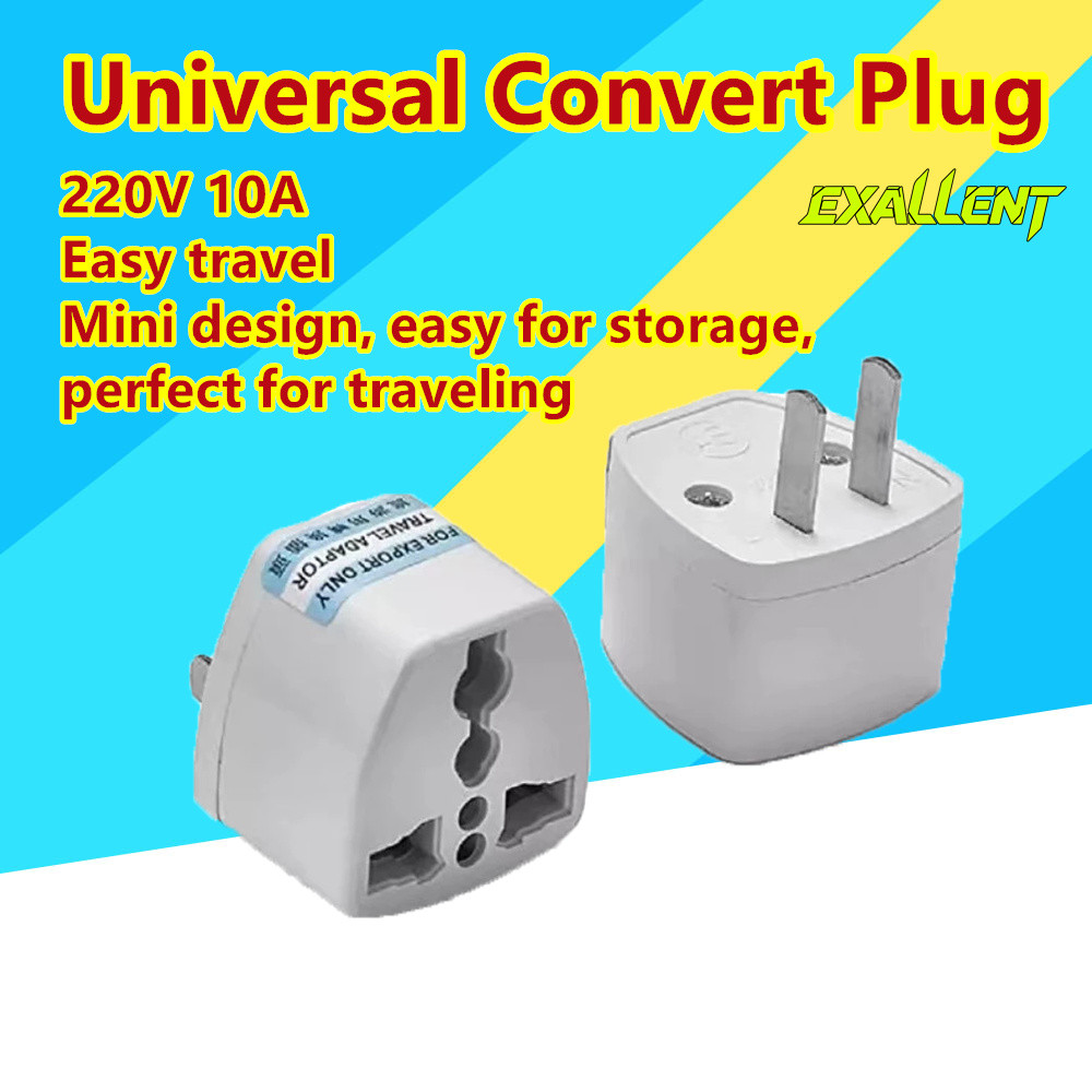 Universal Convert Plug 220V 10A Power Charger Outlet Plug Converter ...