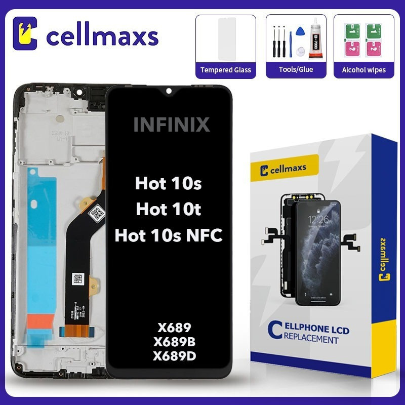 For INFINIX Hot 10s 10T NFC X689 X689B X689C X689D X6823 X6823C LCD ...