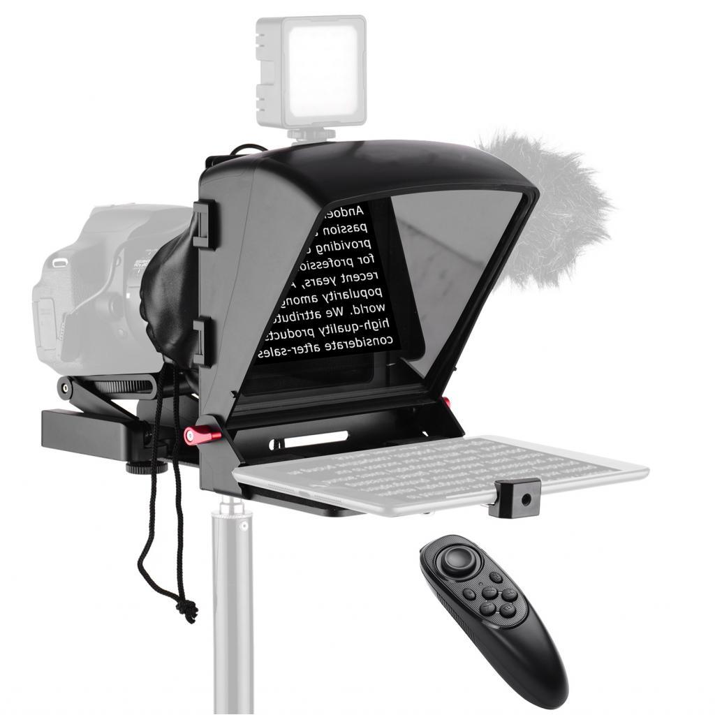 skill Universal Portable Teleprompter Prompter for Smartphone/Tablet ...