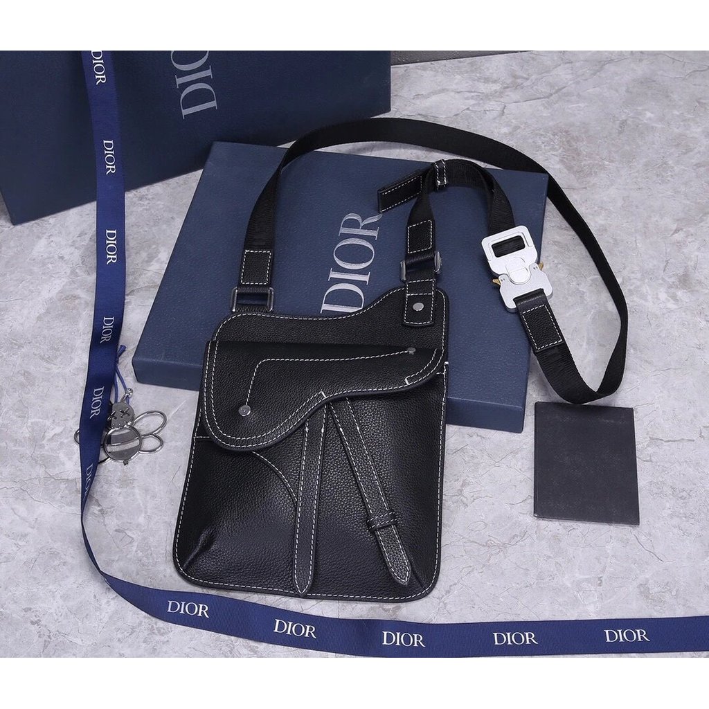 Dior Series Saddle Bag Unisex Chest Bag Messenger Bag Backpack ...