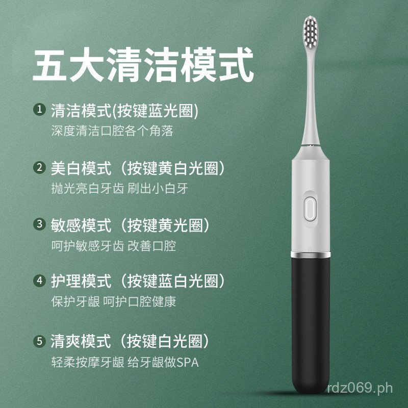 Rechargeable Sonic Portable Electric Toothbrush Adult Electric ...